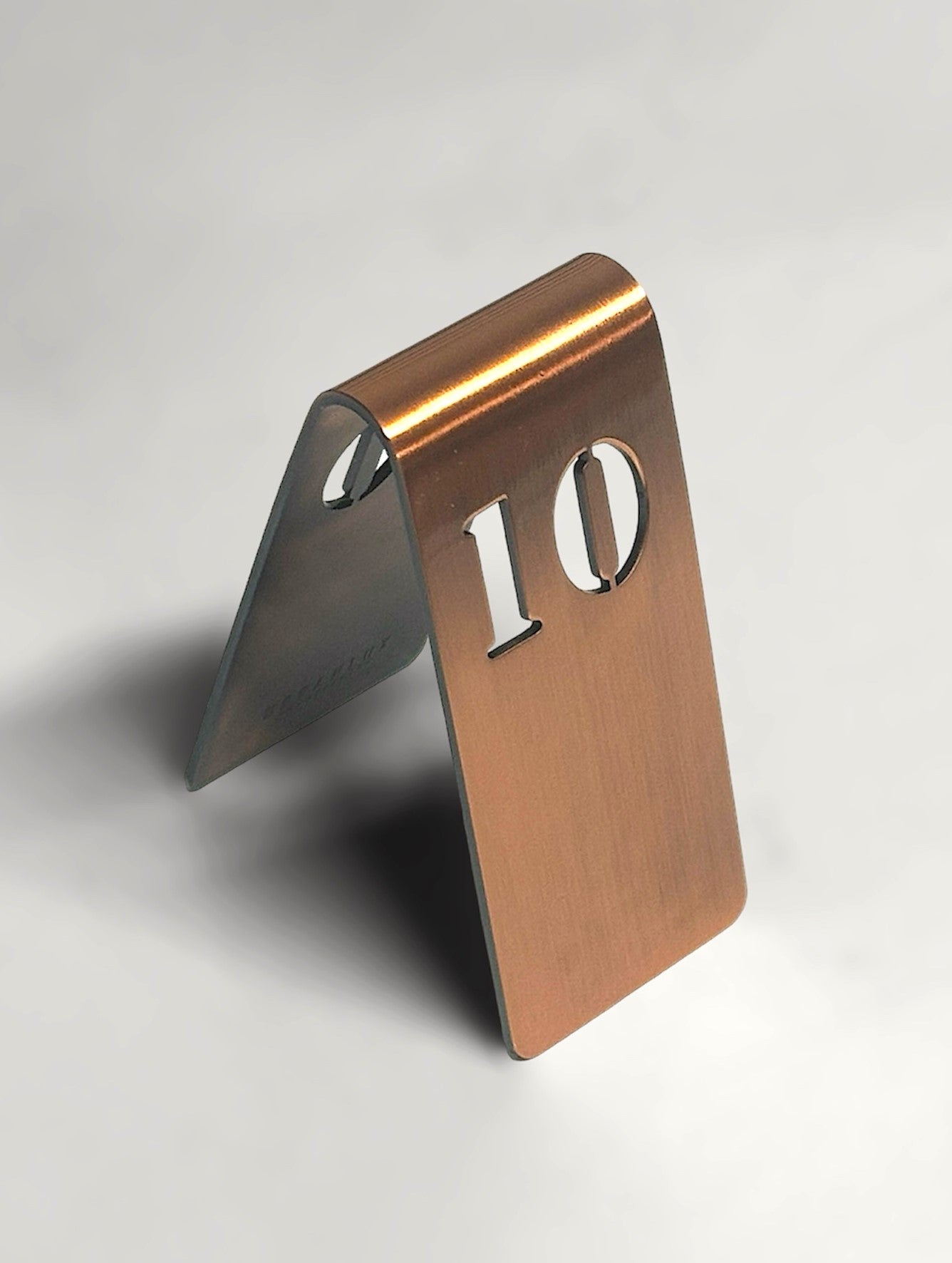 Silhouette Cafe Table Number Set - Brushed Copper – UrbanLux Hospitality